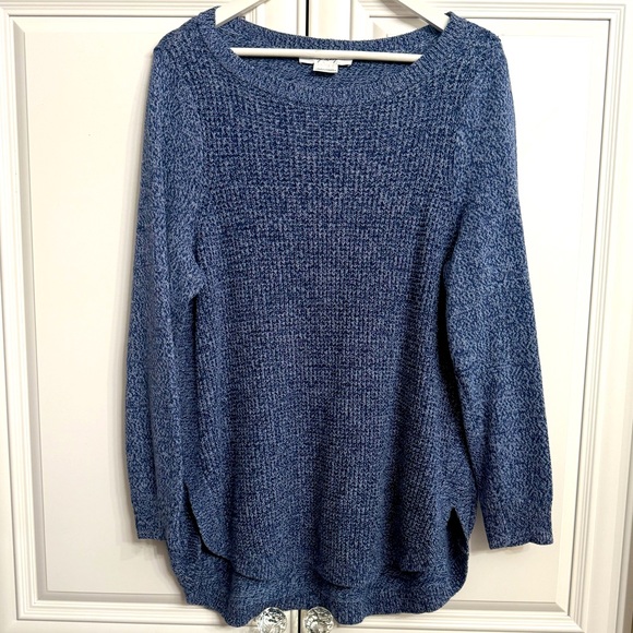 in every story | Sweaters | In Every Story Size Xl Blue Marled Scoop ...